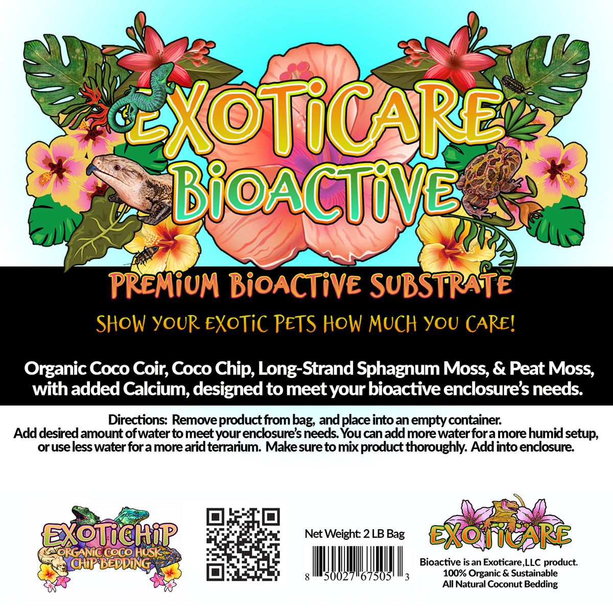 Exoticare Bioactive Substrate - Complete Mix for Bioactive Setups ...